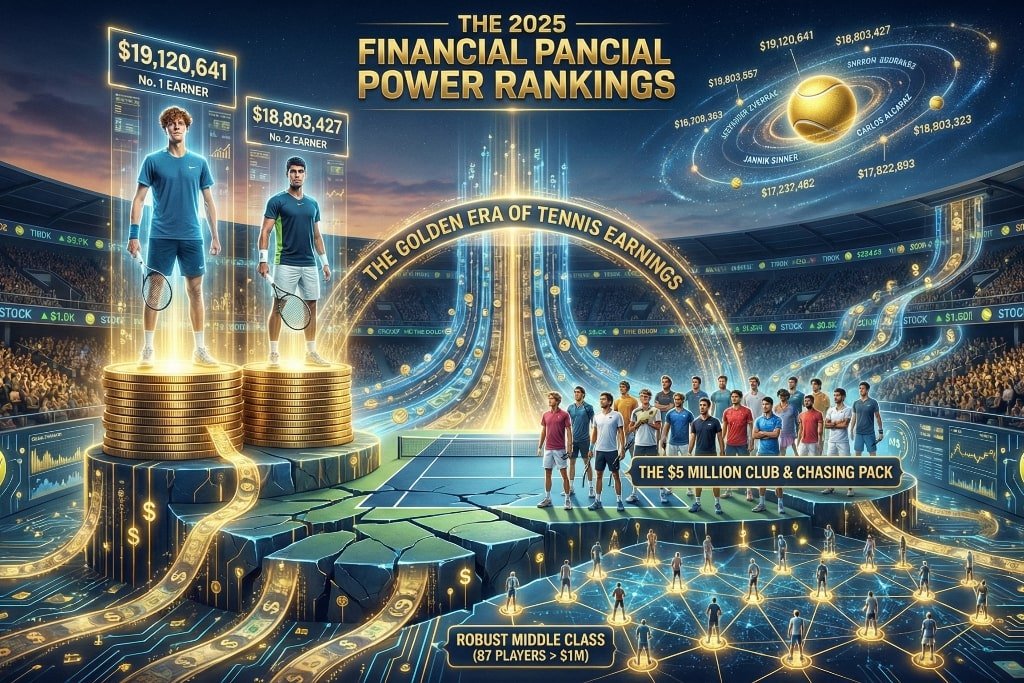 A Deep Dive into the ATP Top 100 Prize Money Leaders (2025) - Tennis ...