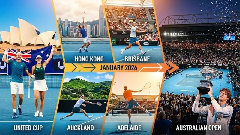 2026 ATP Tour: Events in January - Tennis Tour Calendar