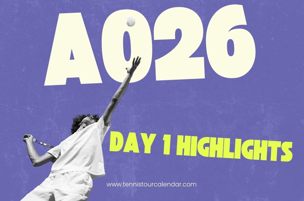 Australian Open 2026 Day 1 Highlights: Legends, New Eras, and Epic ...