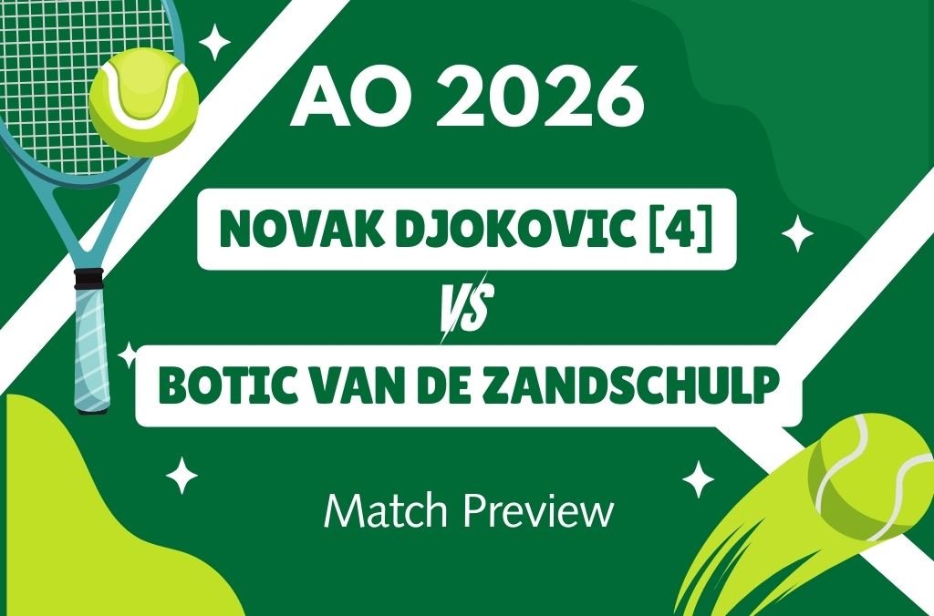 Novak Djokovic vs. Botic van de Zandschulp: Australian Open 2026 Round ...